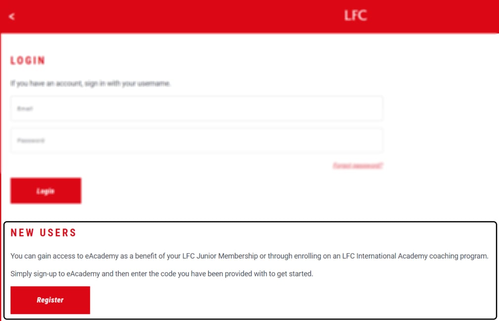 HOW TO LOG INTO THE eACADEMY